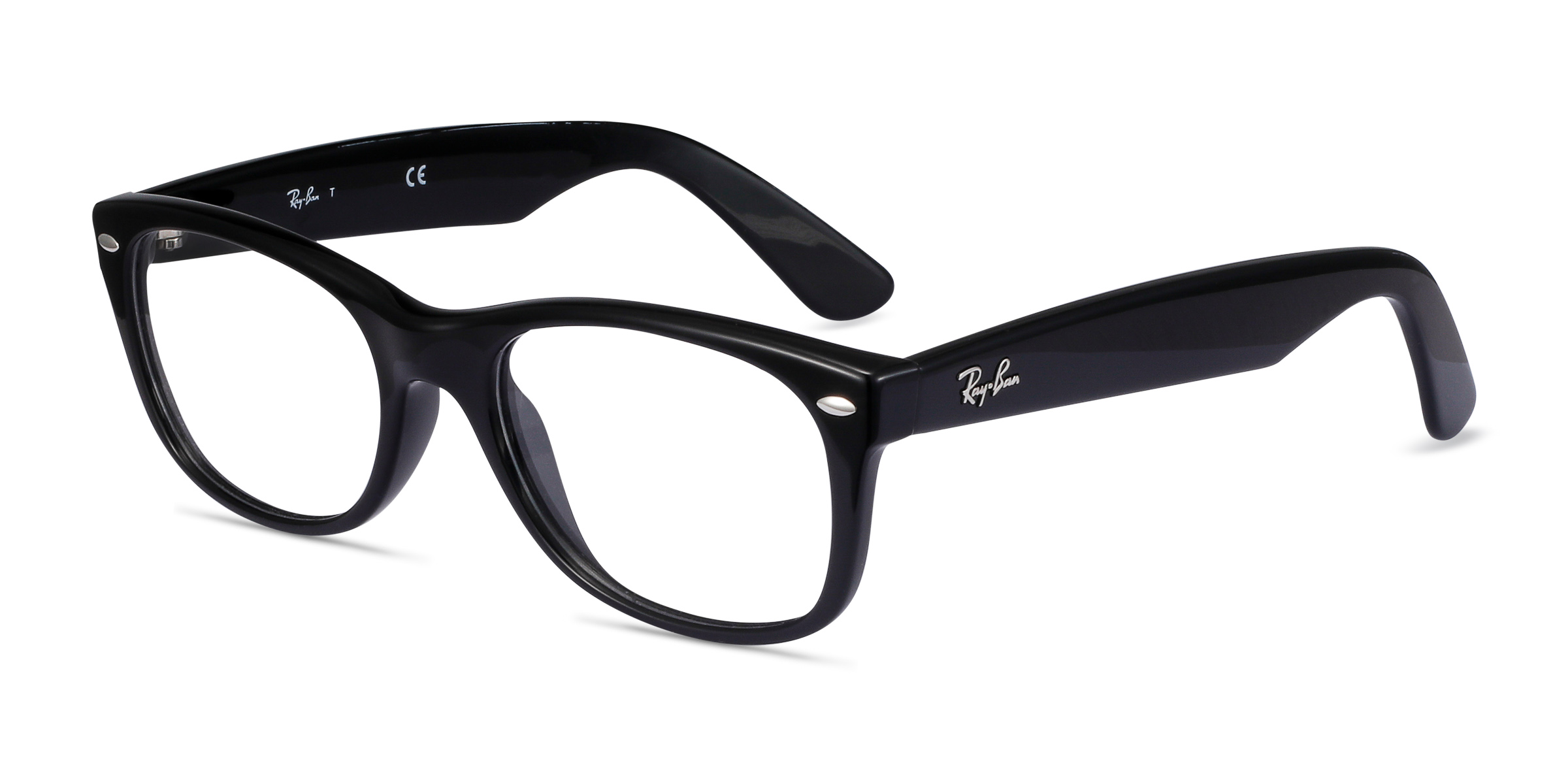 Ray-Ban RB5184 Wayfarer - Square Black Frame Eyeglasses | Eyebuydirect