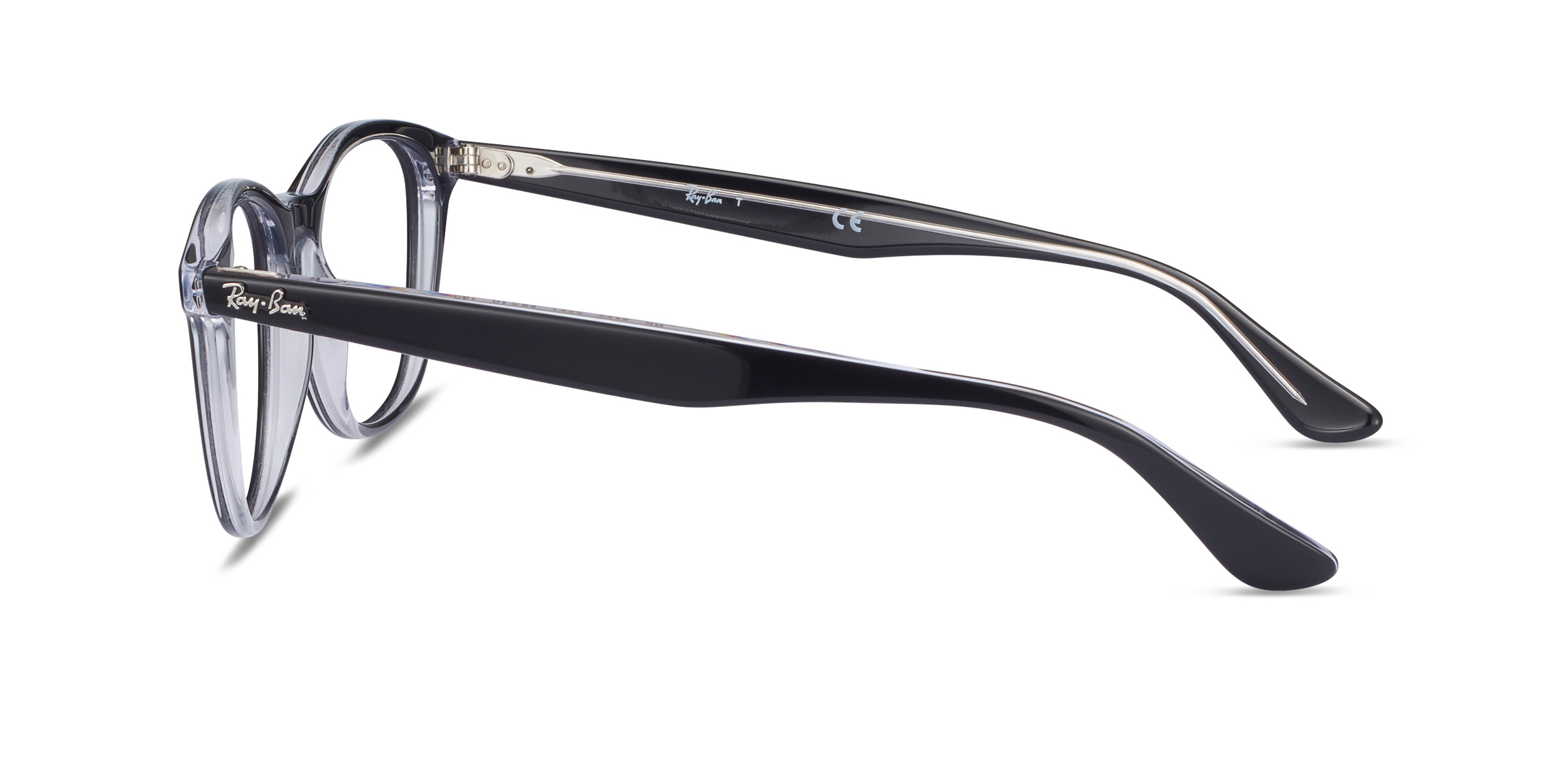 Ray-Ban RB5356 - Square Black Frame Eyeglasses | Eyebuydirect