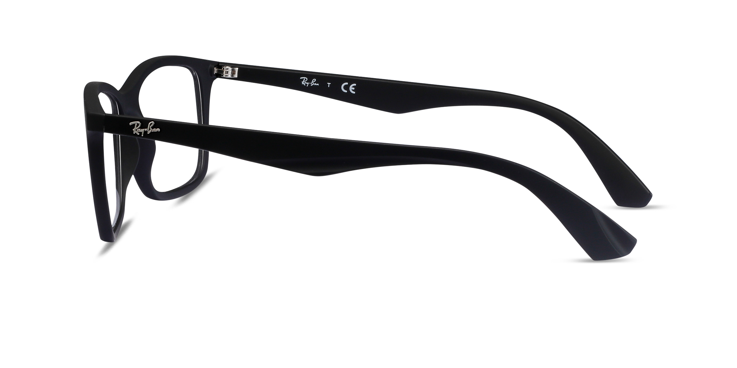 Ray-Ban RB7047 - Rectangle Black Frame Eyeglasses | Eyebuydirect Canada