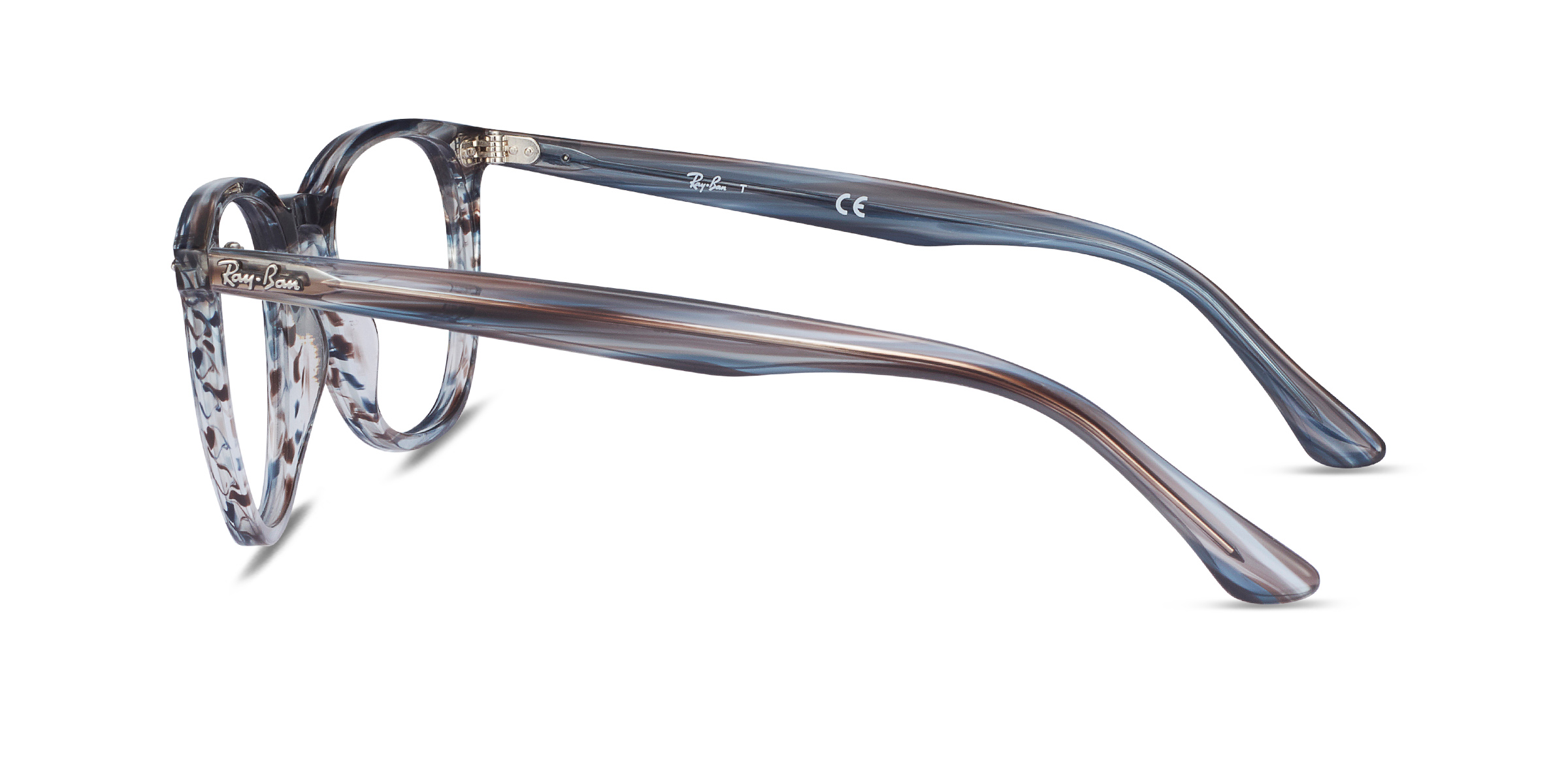 Ray-Ban RB7159 - Square Blue Frame Eyeglasses | Eyebuydirect