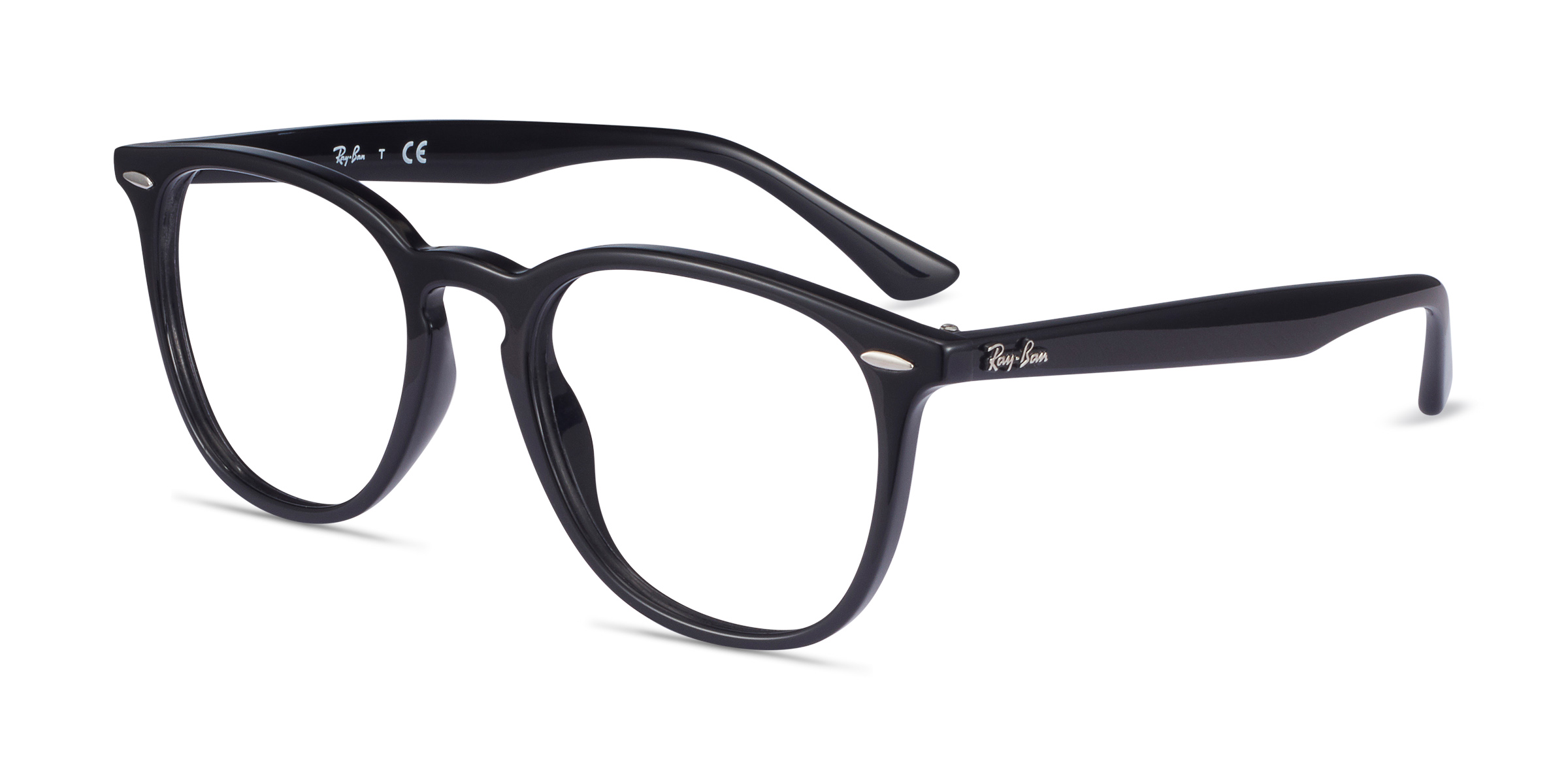 Ray-Ban RB7159 - Square Black Frame Eyeglasses | Eyebuydirect