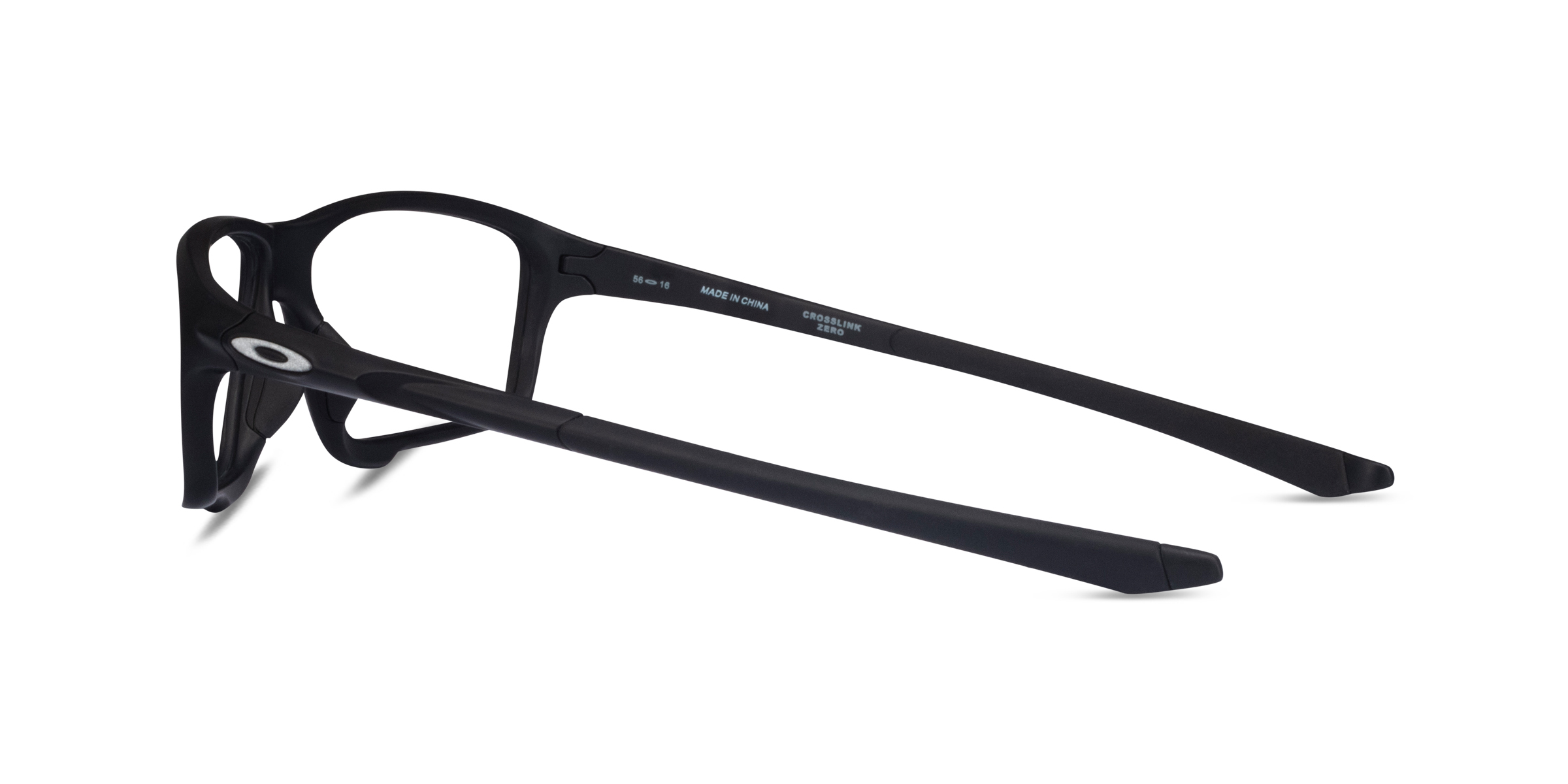 Oakley Crosslink Zero - Rectangle Satin Black Frame Glasses For Men ...