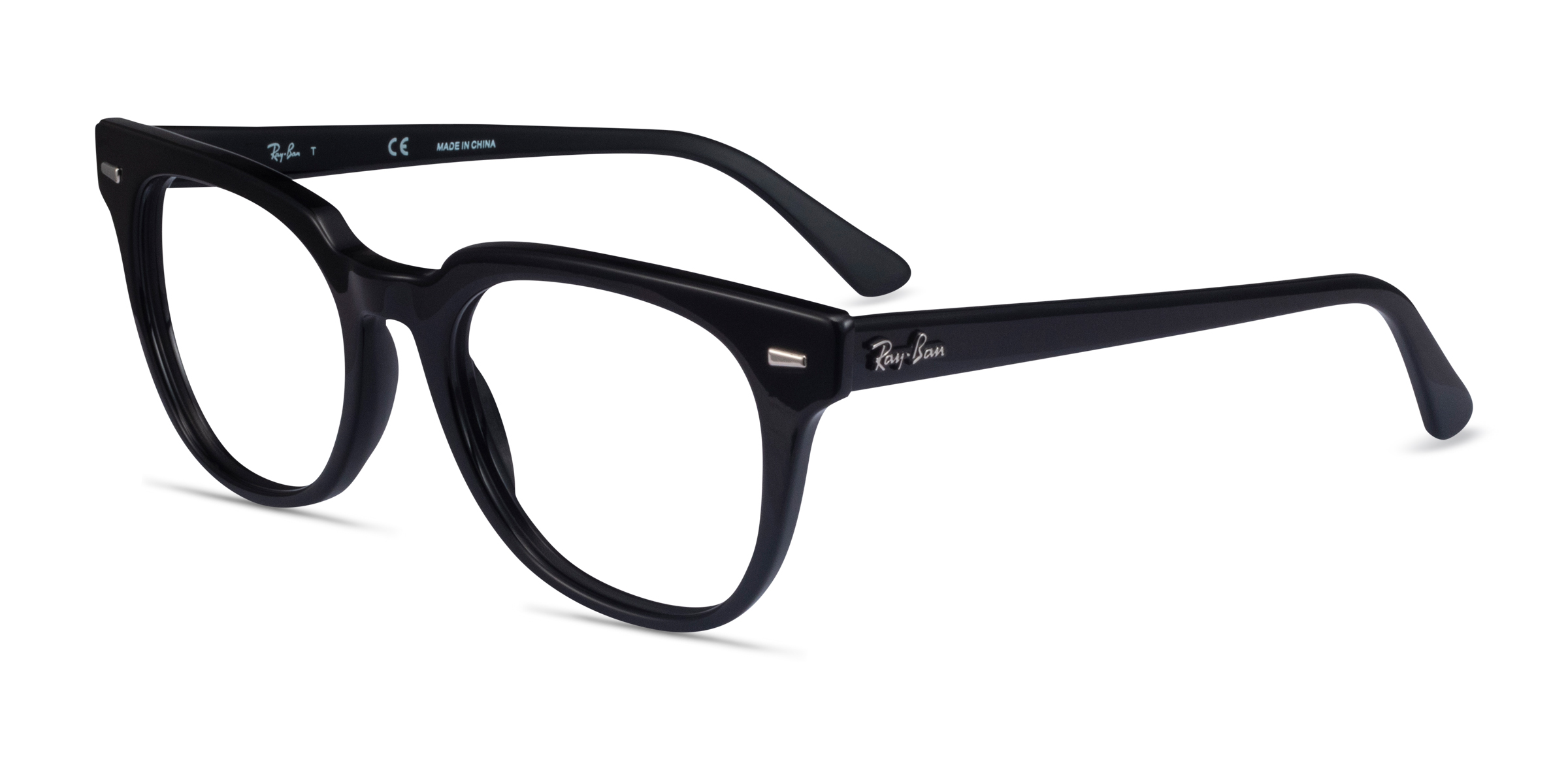 Ray-Ban Meteor - Square Black Frame Eyeglasses | Eyebuydirect