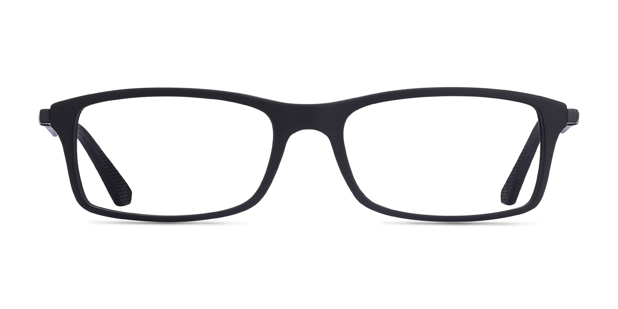 Ray-Ban RB7017 - Rectangle Black Frame Eyeglasses | Eyebuydirect Canada
