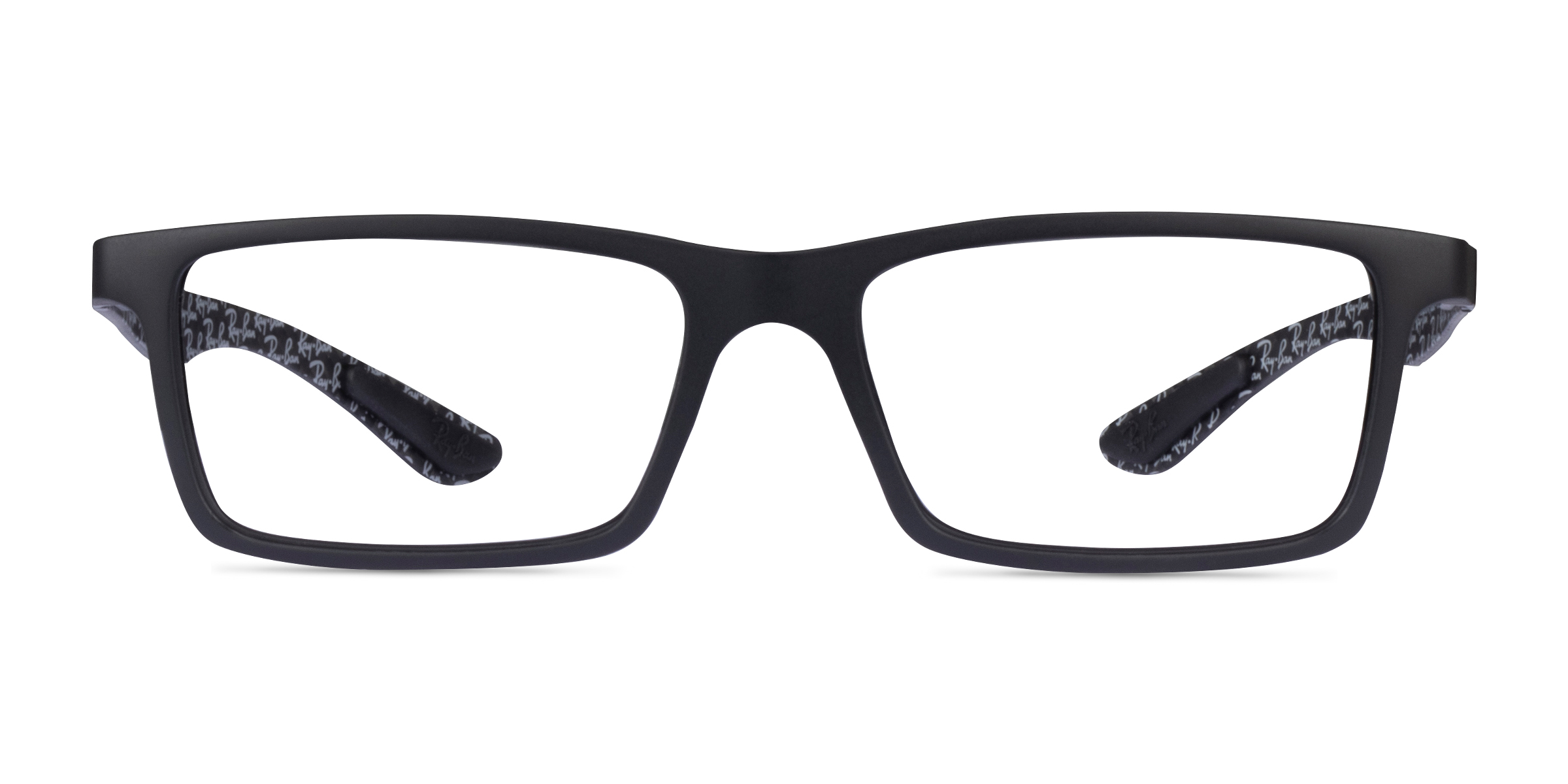 Ray-Ban RB8901 - Rectangle Black Frame Eyeglasses | Eyebuydirect