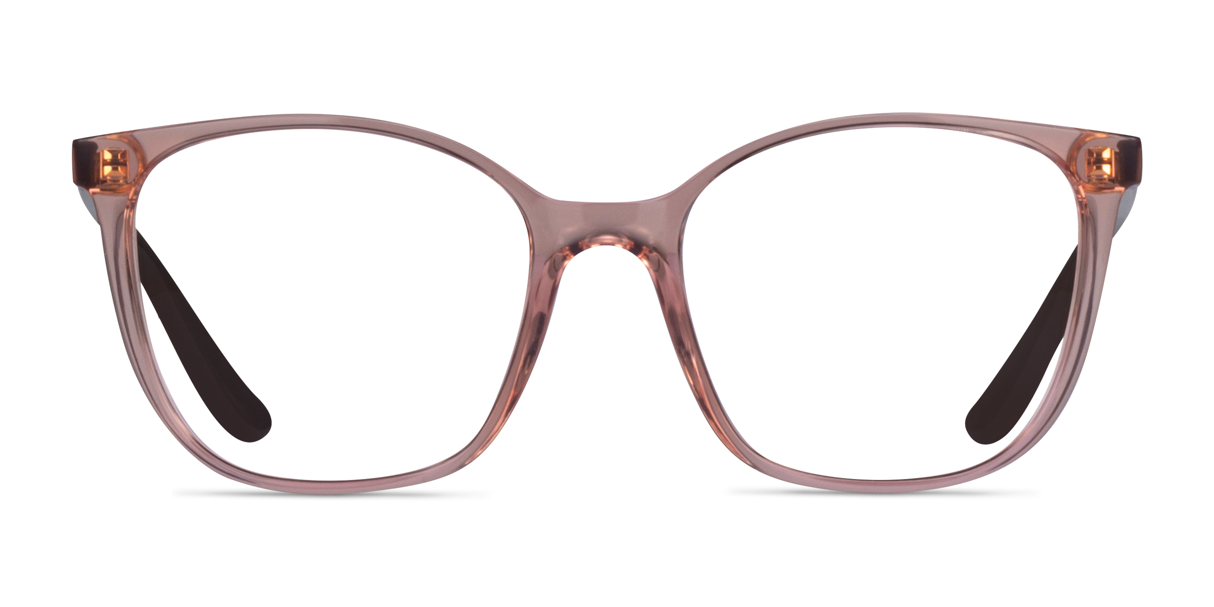 Vogue Eyewear VO5356 - Square Transparent Beige Frame Glasses For Women ...