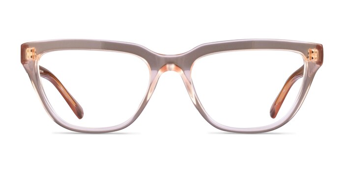 Vogue Eyewear VO5443 - Cat Eye Light Peach Frame Glasses For Women ...