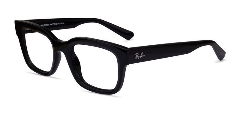 Ray-Ban RB7217 Chad - Rectangle Black Frame Eyeglasses | Eyebuydirect