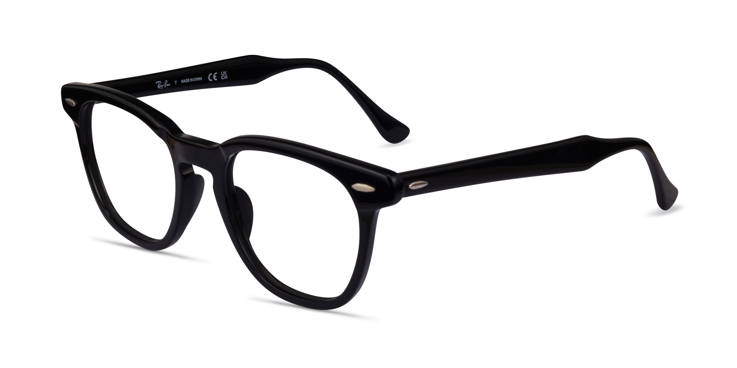 Ray-Ban RB5398 Hawkeye - Shiny Black Frame Eyeglasses | Eyebuydirect Canada