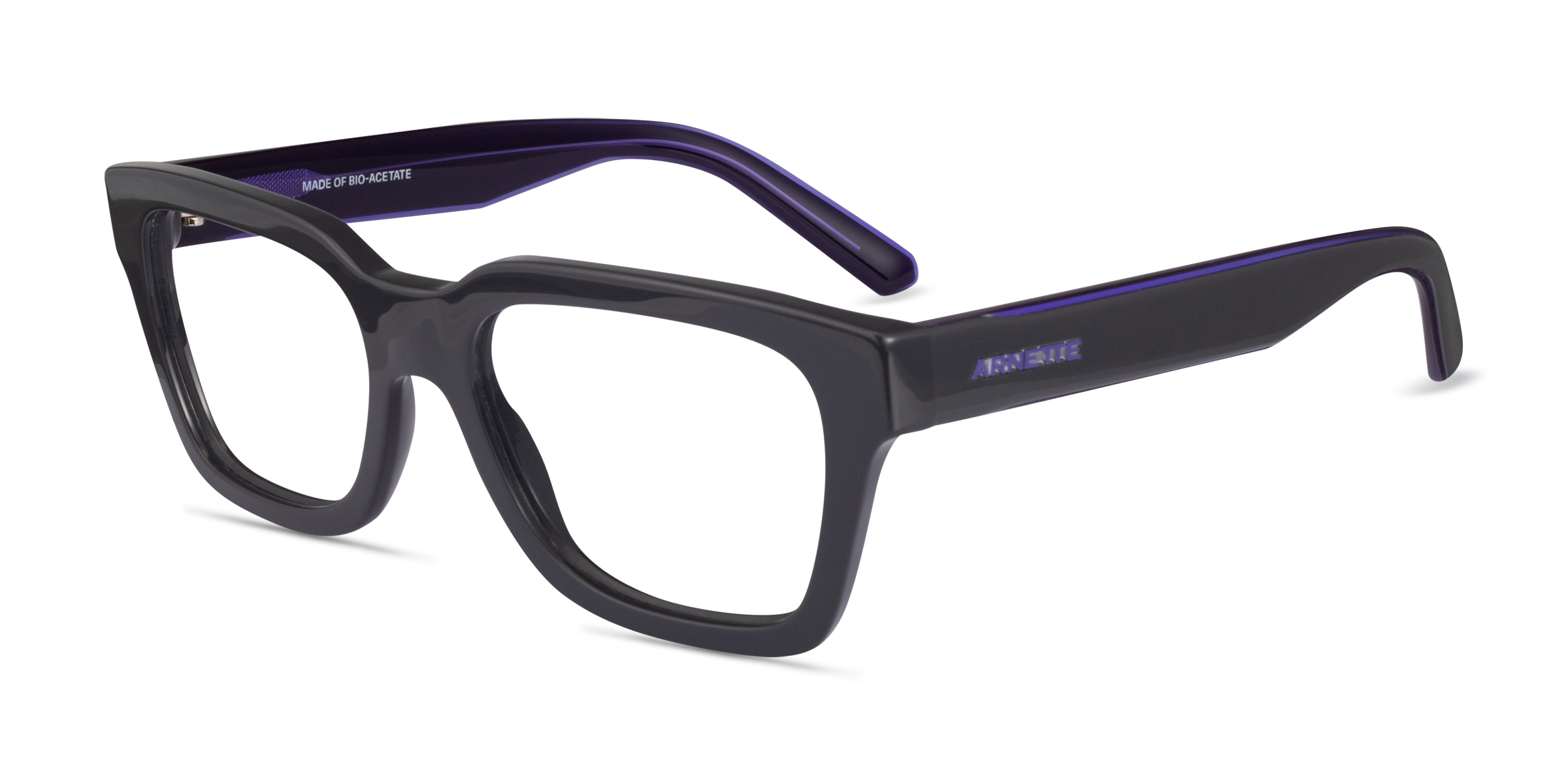 ARNETTE Cold Heart - Square Gray Frame Glasses For Men | Eyebuydirect