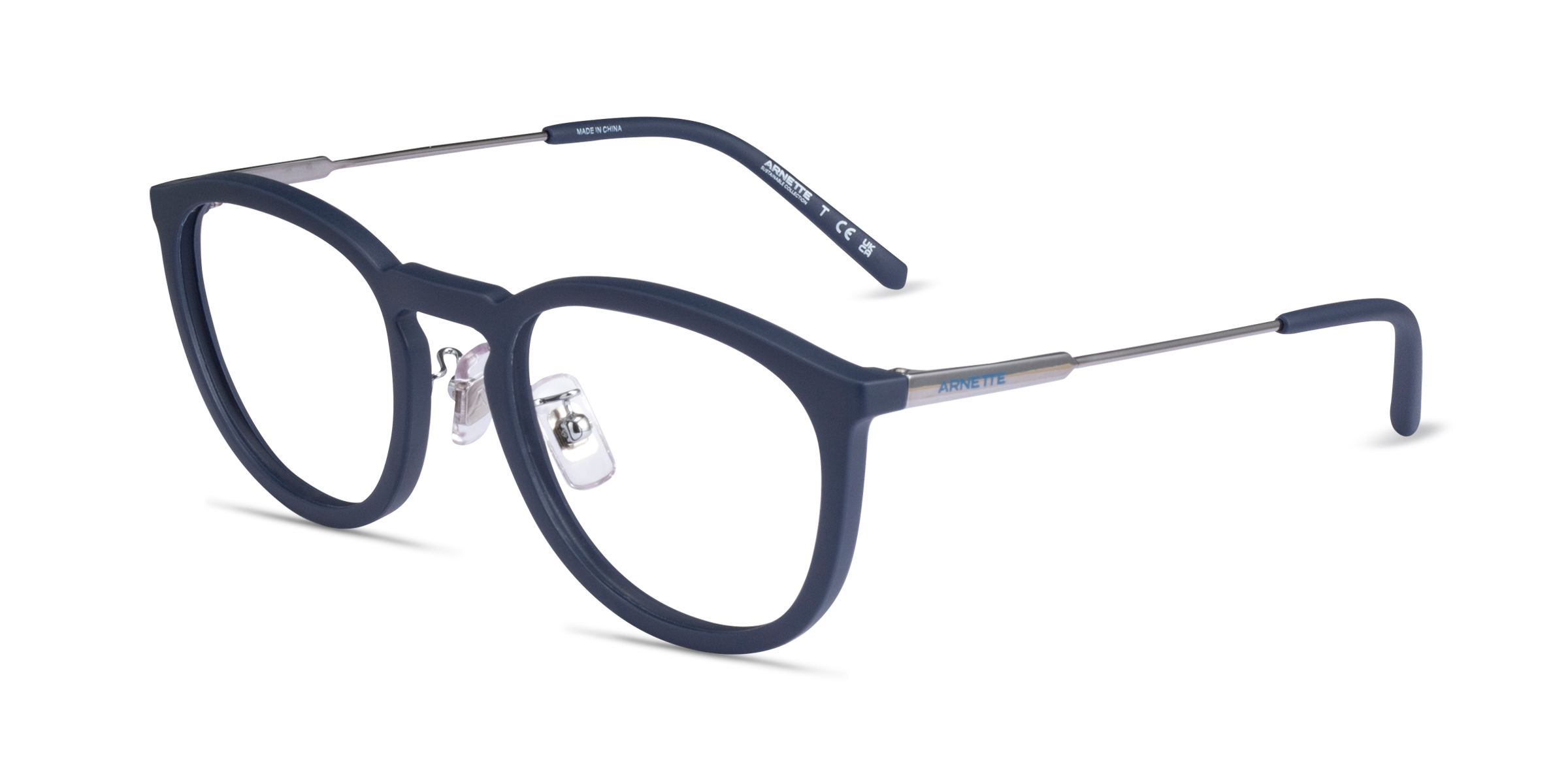 ARNETTE Tiki - Round Matte Blue Frame Eyeglasses | Eyebuydirect