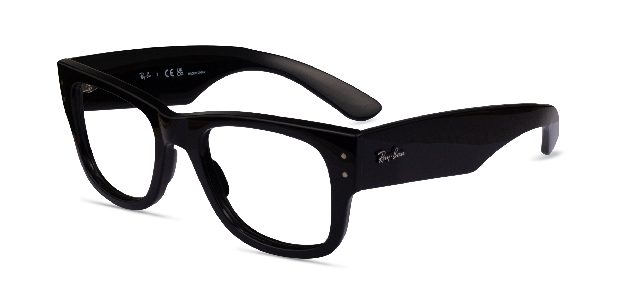 Ray-Ban RB0840V - Wayfarer Black Frame Eyeglasses | Eyebuydirect
