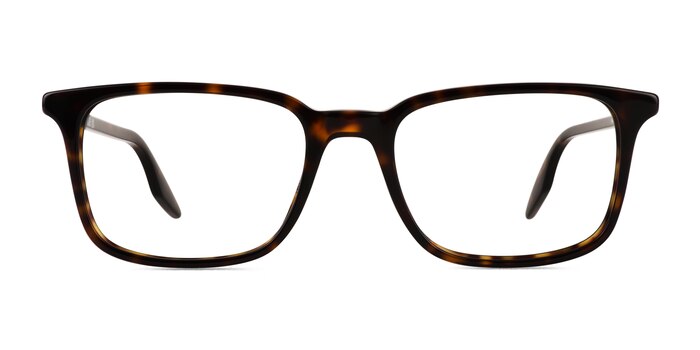 Ray-Ban RB5421 - Rectangle Tortoise Frame Eyeglasses | Eyebuydirect