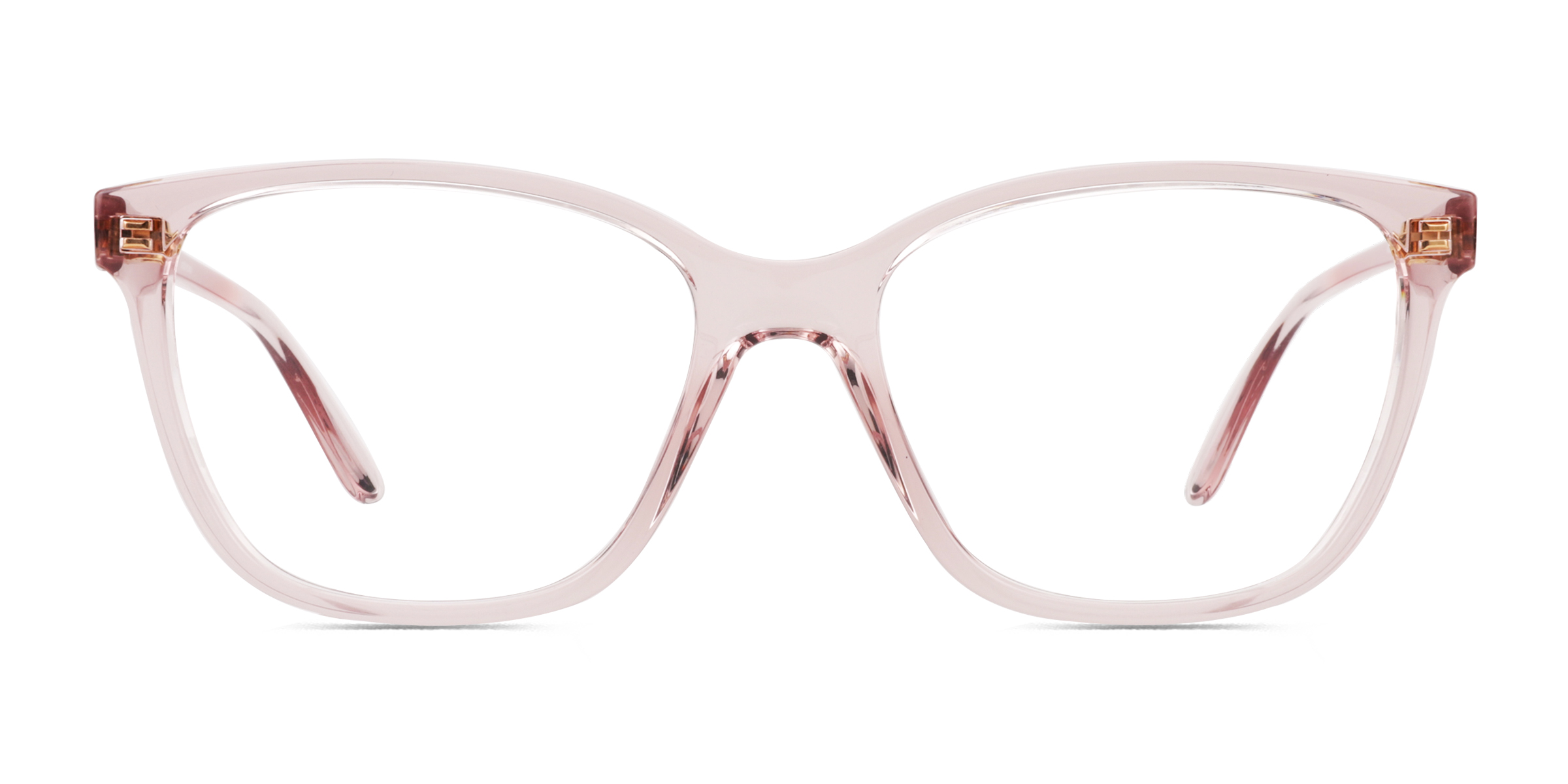Vogue Eyewear VO5518 - Square Transparent Pink Frame Glasses For Women ...