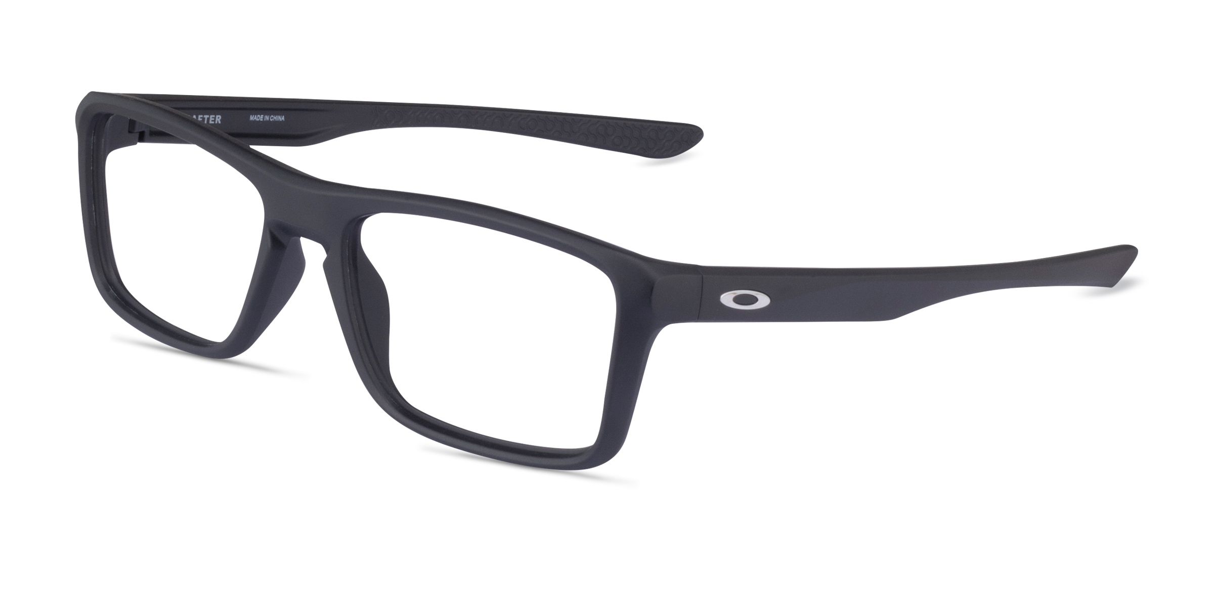 Oakley Rafter - Rectangle Satin Black Frame Glasses For Men | Eyebuydirect