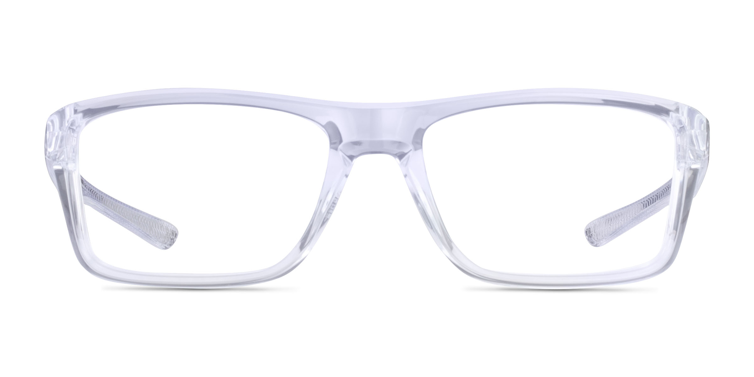 Oakley Rafter - Rectangle Polished Clear Frame Eyeglasses ...