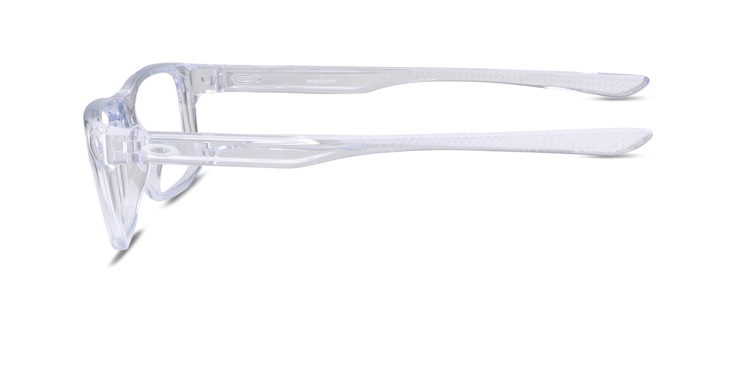 Oakley Rafter - Rectangle Polished Clear Frame Eyeglasses | Eyebuydirect