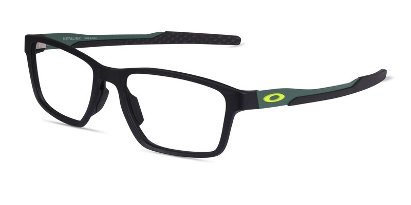 Oakley Metalink - Rectangle Matte Black Frame Glasses For Men ...
