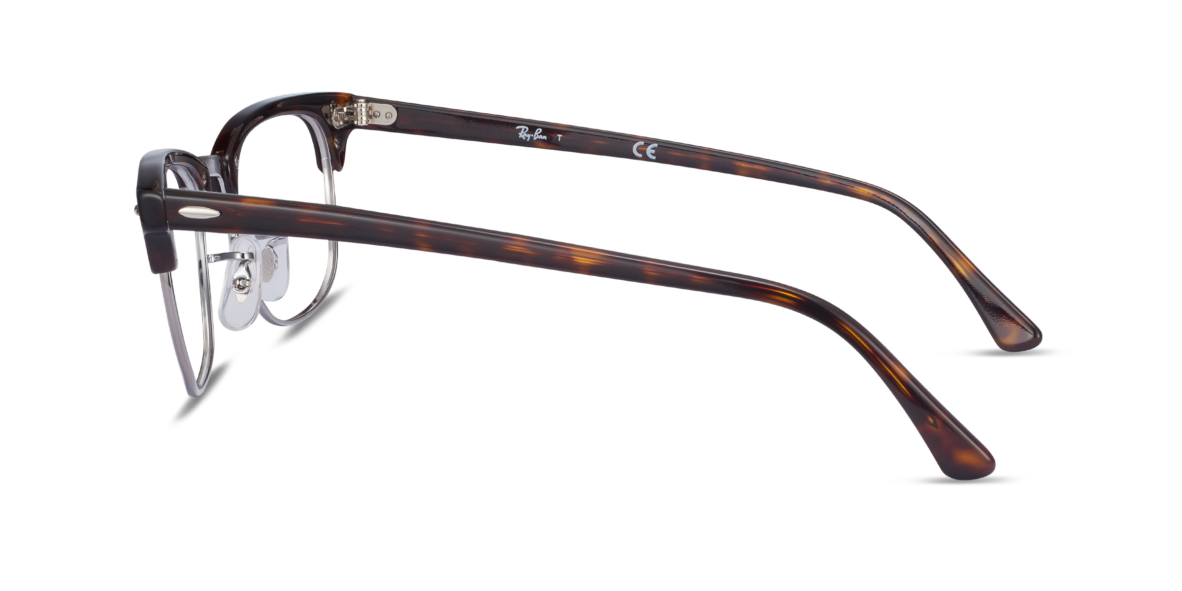 Ray-Ban RB5154 Clubmaster - Browline Tortoise Frame Eyeglasses ...