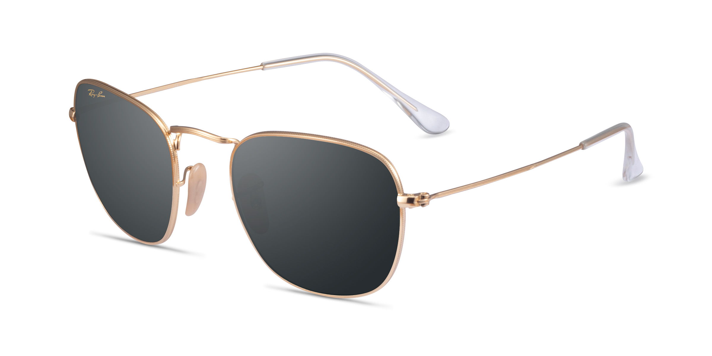 Ray-Ban RB3857 Frank - Square Legend Gold Frame Prescription Sunglasses ...