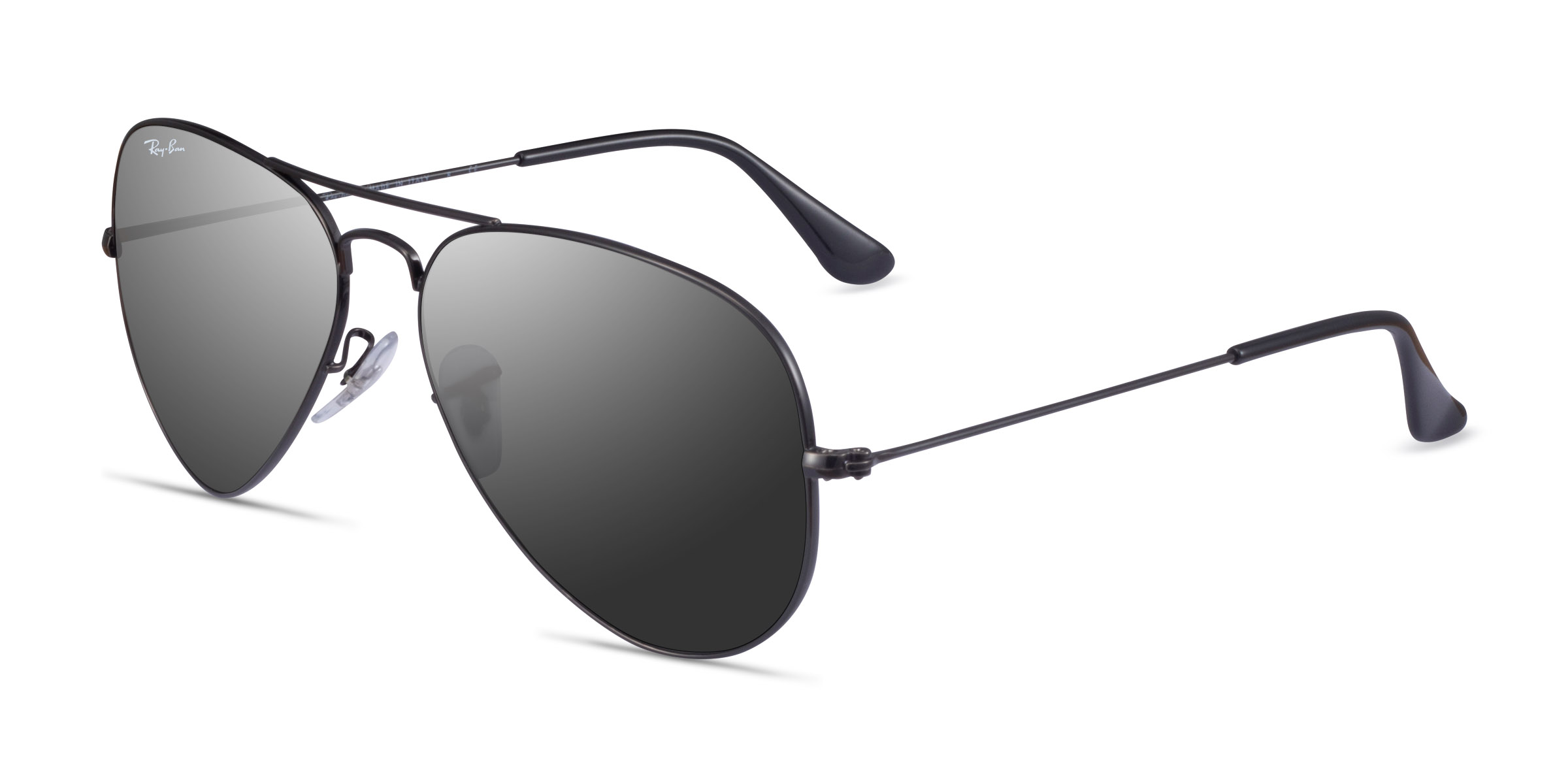 Ray-Ban RB3025 Aviator - Aviator Black Frame Prescription Sunglasses ...