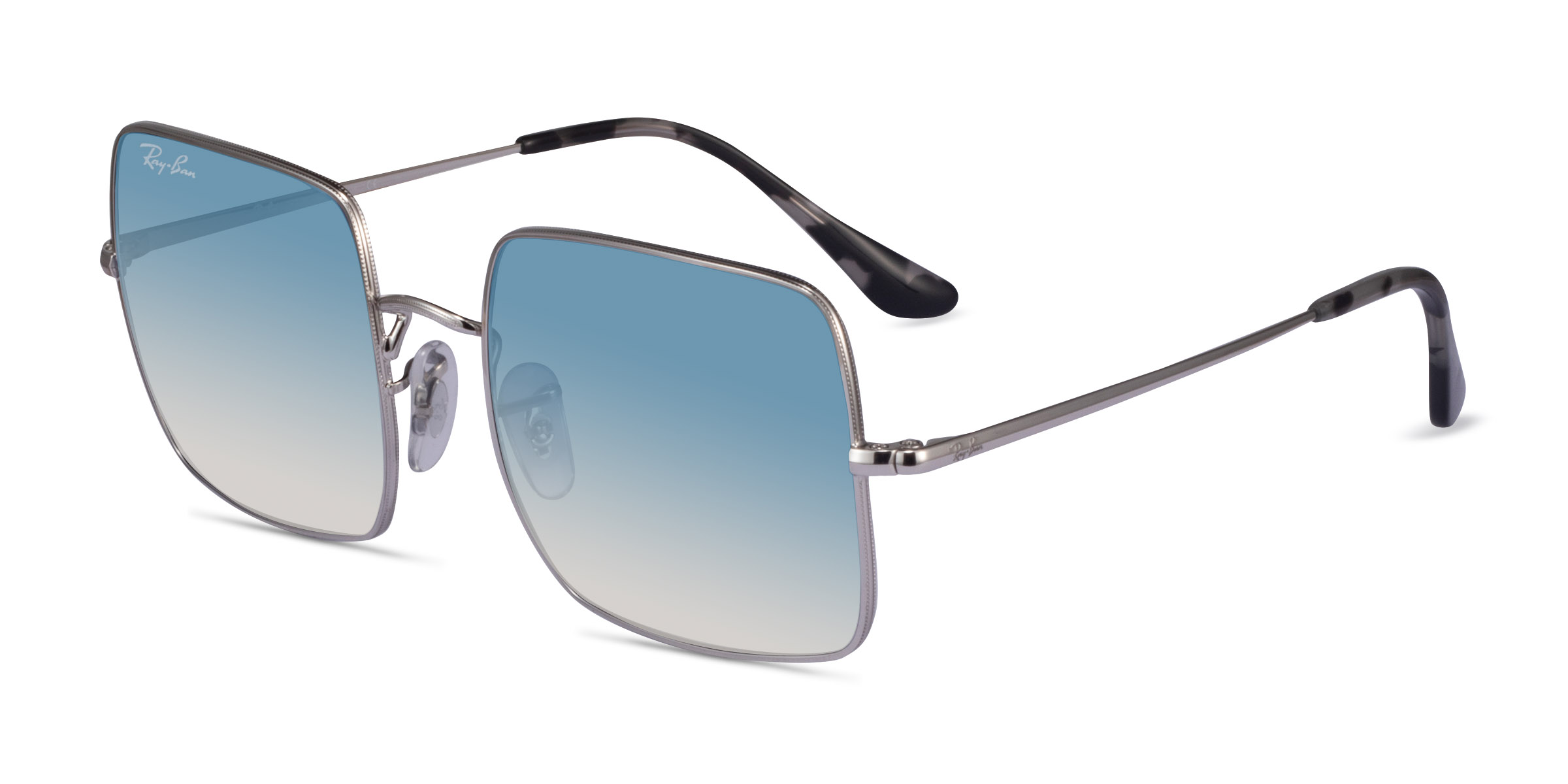 Ray-Ban RB1971 Square - Carré Argenté Monture Lunettes de soleil Pour ...