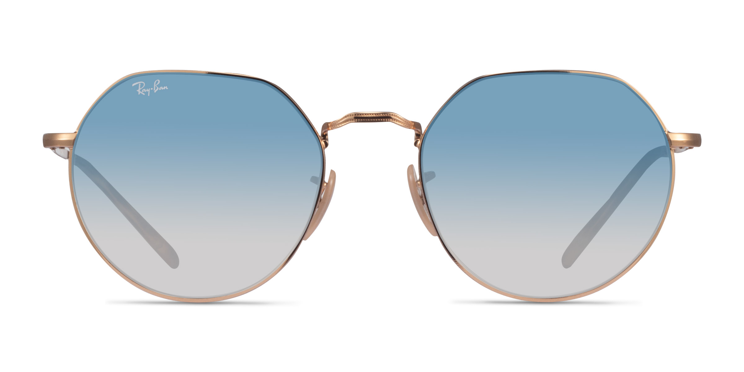 Ray-Ban RB3565 Jack - Geometric Gold Frame Prescription Sunglasses ...