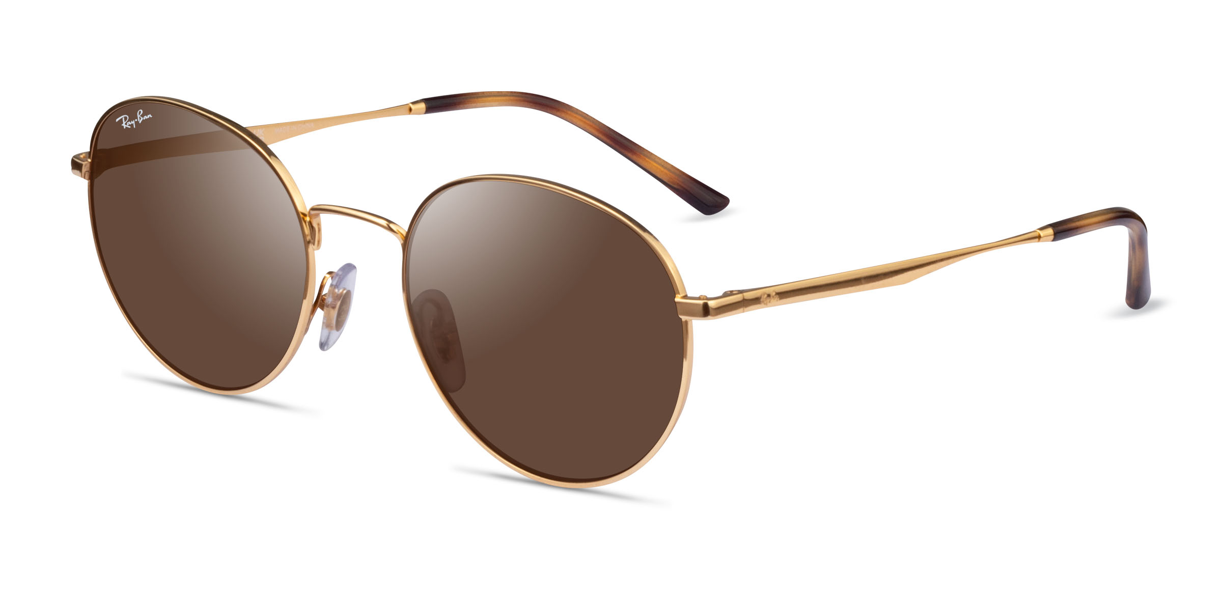 Ray-Ban RB3681 - Round Arista Frame Prescription Sunglasses | Eyebuydirect