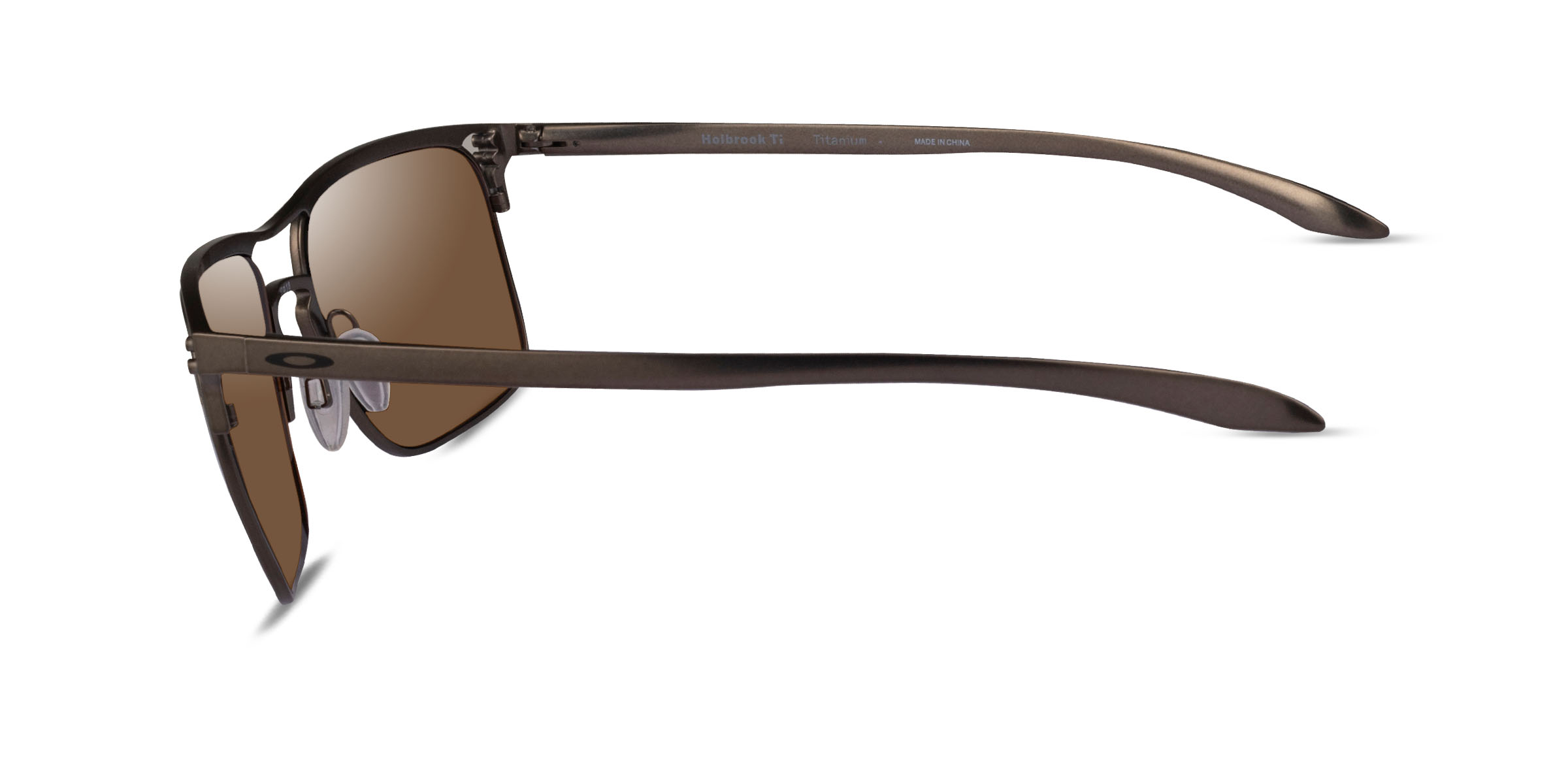Oakley Holbrook Ti - Square Satin Brown Frame Sunglasses For Men ...