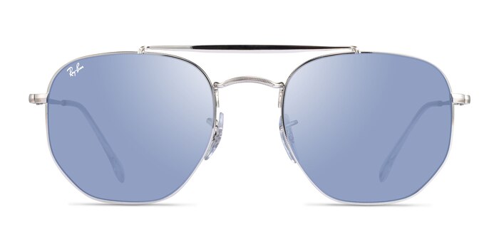 Ray-Ban RB3648 The Marshal - Aviator Silver Frame Prescription ...