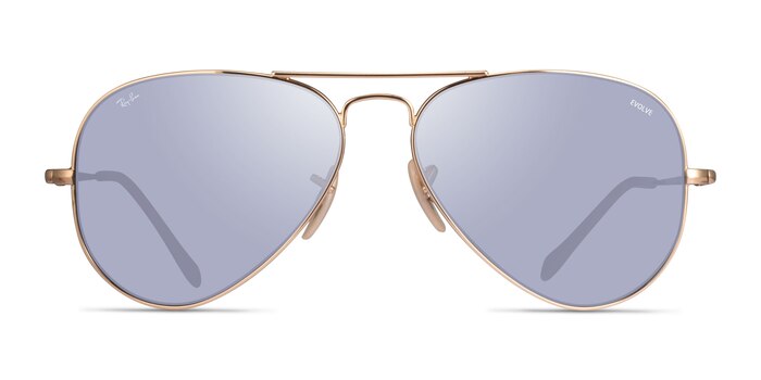 Ray-Ban RB3689 - Aviator Arista Frame Prescription Sunglasses ...