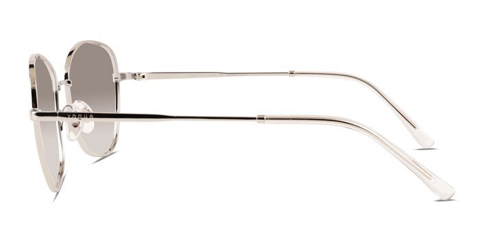 Vogue Eyewear VO4232S - Cat Eye Silver Frame Prescription Sunglasses ...