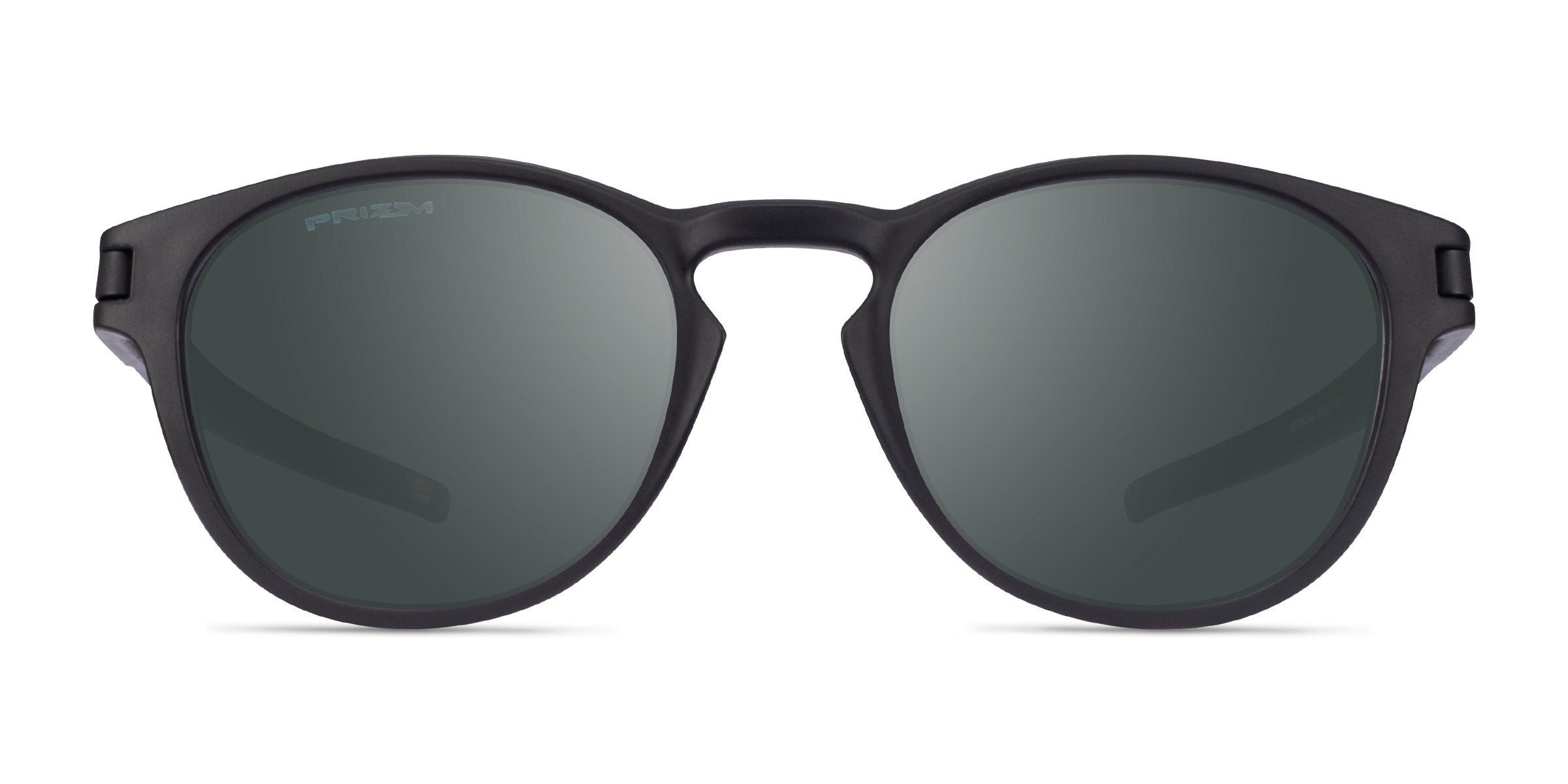 Oakley Latch - Round Matte Black Frame Sunglasses For Men | Eyebuydirect