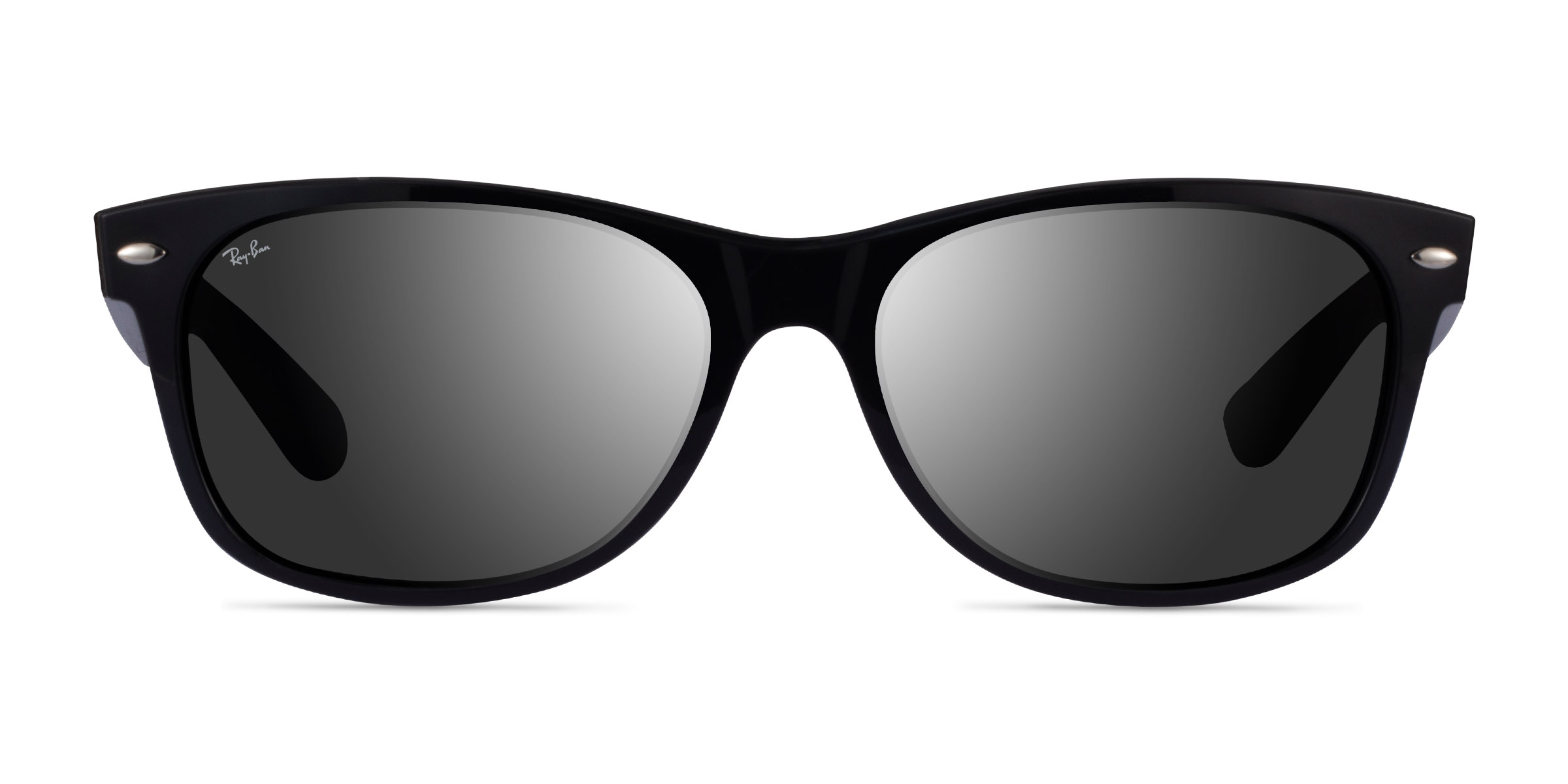 Ray-Ban RB2132 Wayfarer - Rectangle Black Frame Prescription Sunglasses ...