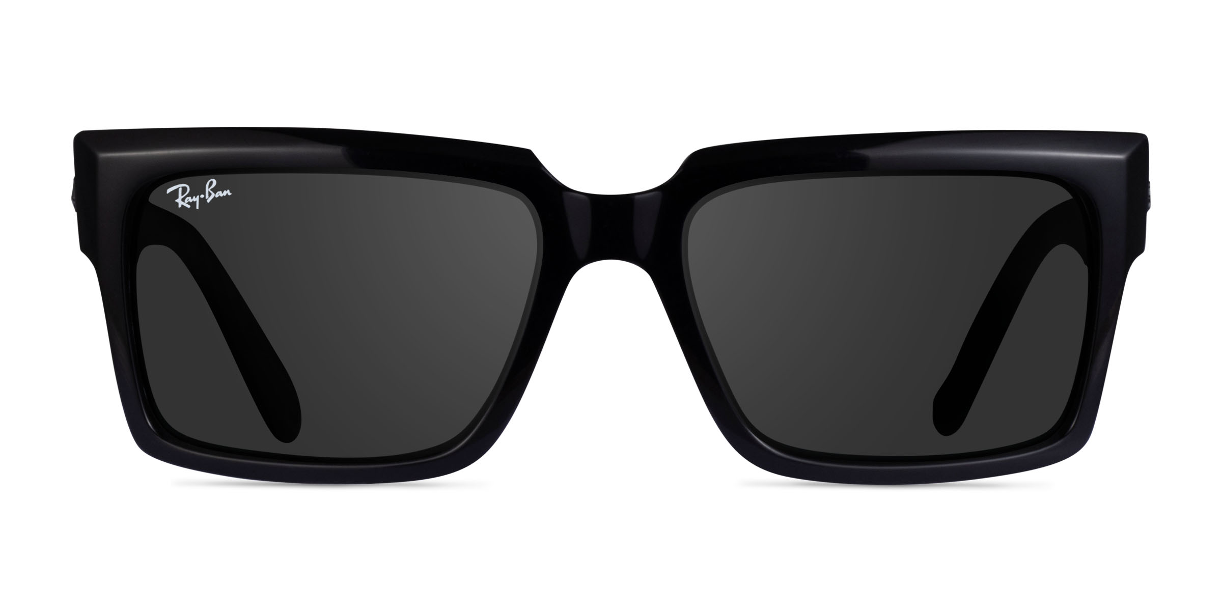 RAY-BAN RB2191 - Rectangle Black Frame Prescription Sunglasses ...