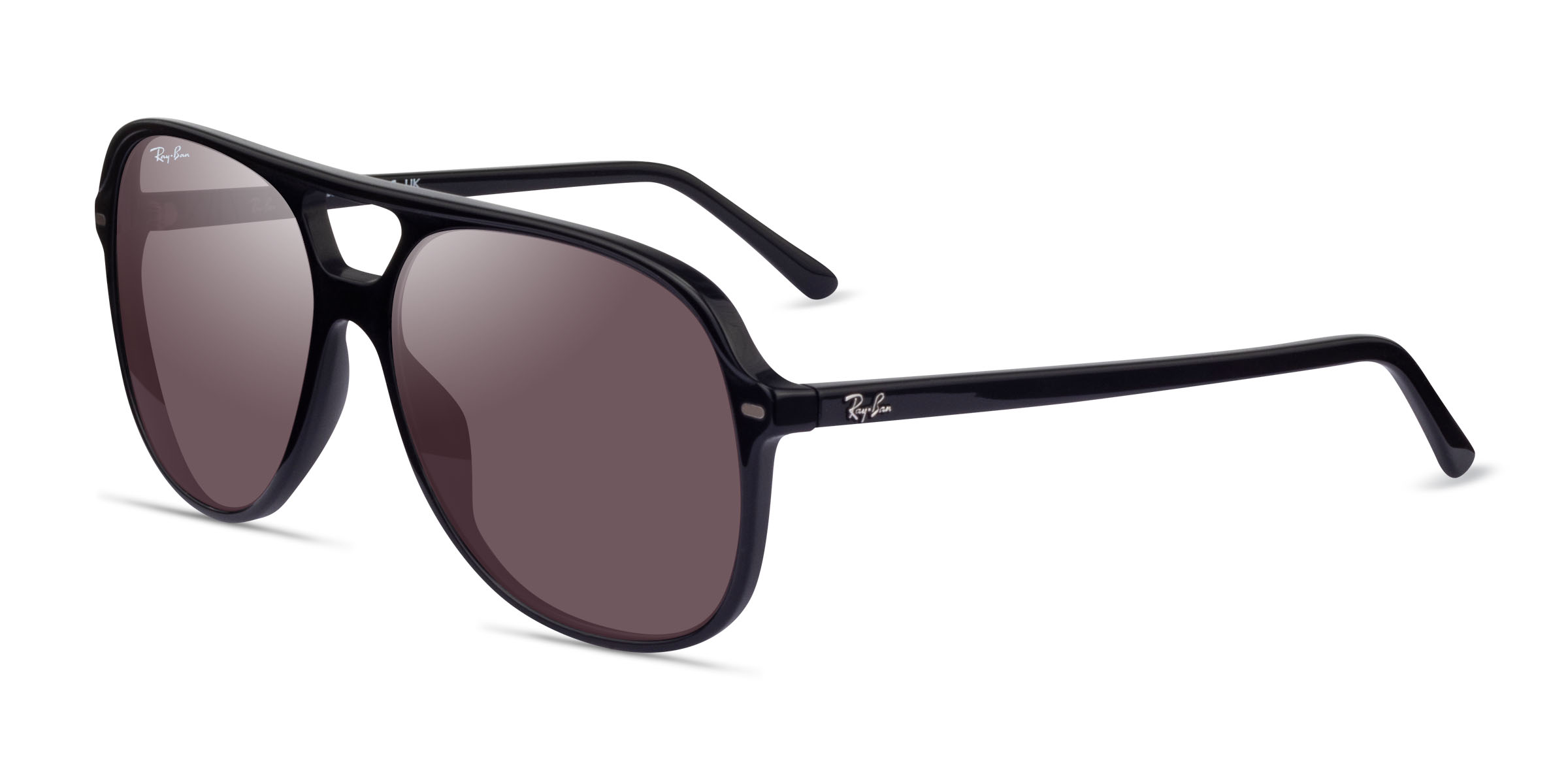 Ray-Ban RB2198 Bill - Aviator Black Frame Prescription Sunglasses ...