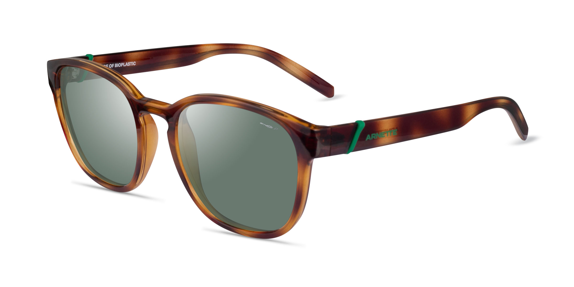 ARNETTE Barranco - Round Dark Tortoise Frame Prescription Sunglasses ...