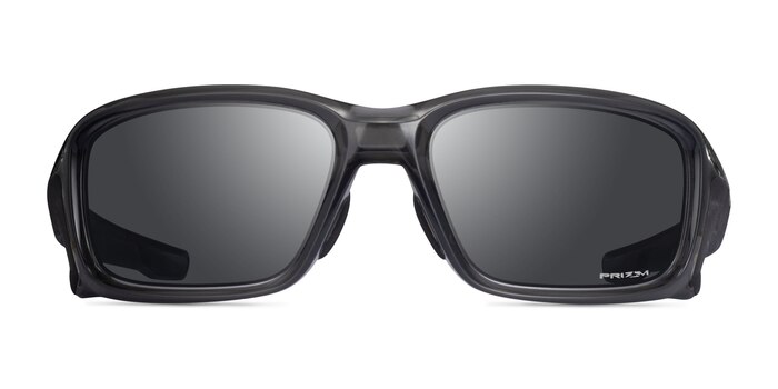 Oakley Straightlink - Rectangle Gray Smoke Frame Sunglasses For Men ...