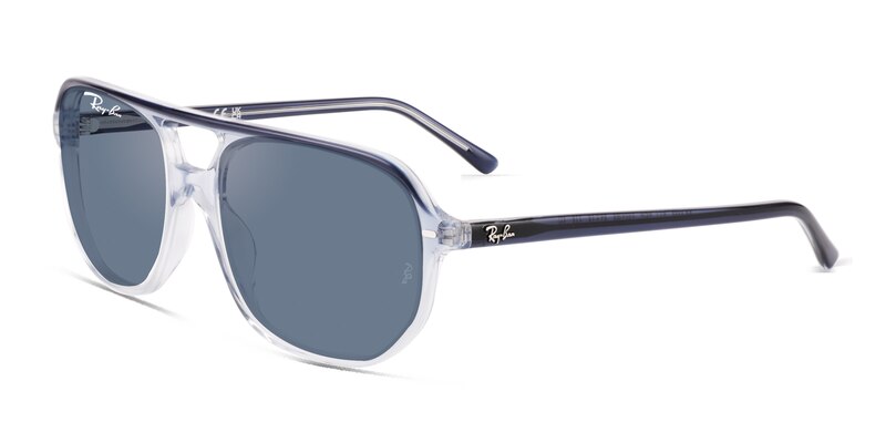 Ray-Ban RB2205 Bill One - Aviator Blue Frame Prescription Sunglasses ...