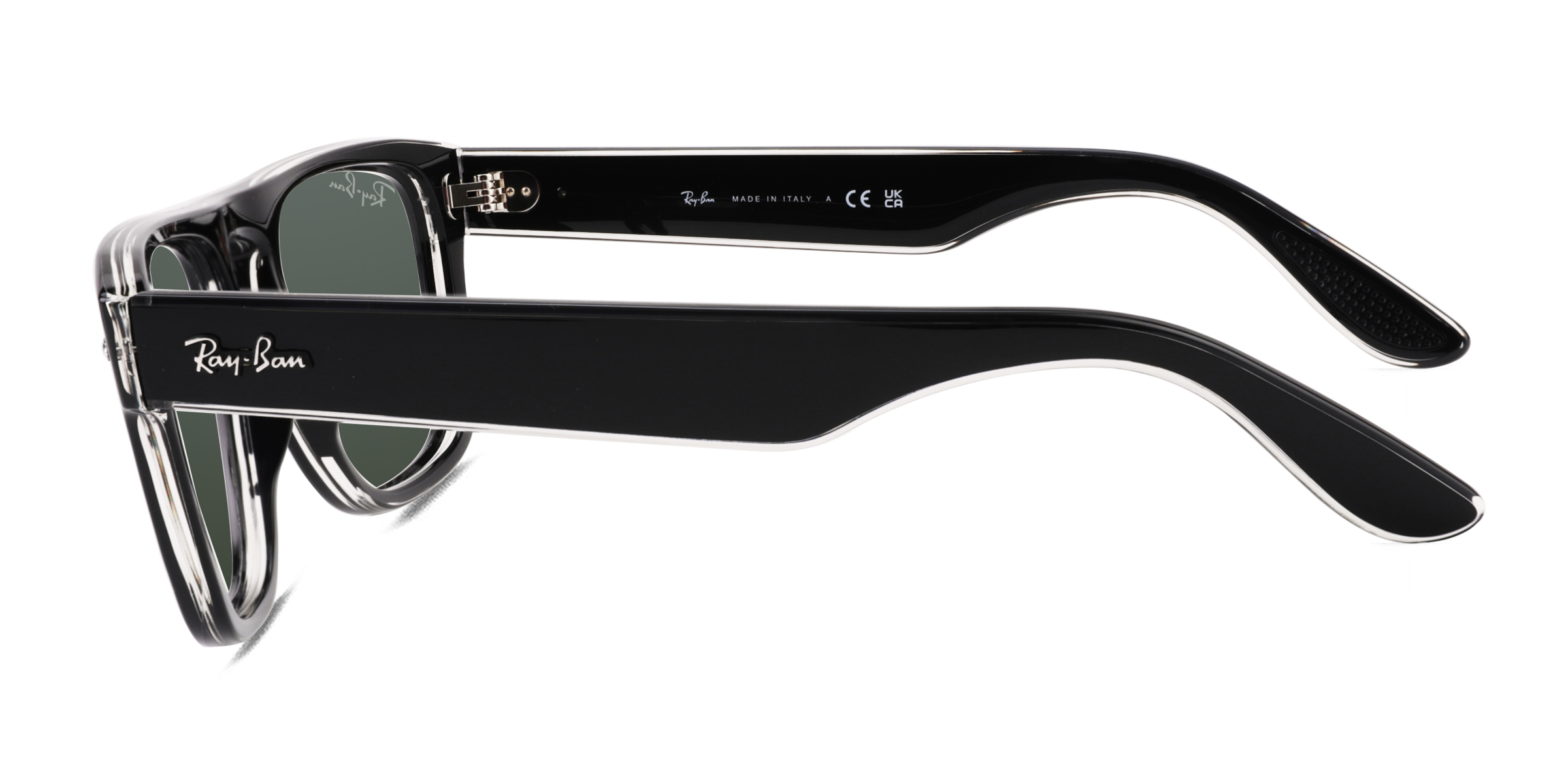 Ray-Ban RB4407 - Wayfarer Black Frame Prescription Sunglasses ...