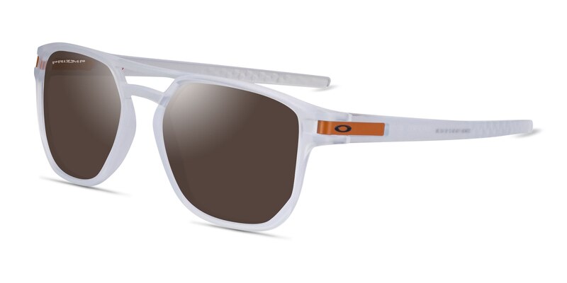 Oakley Latch Beta - Aviator Matte Clear Frame Prescription Sunglasses ...