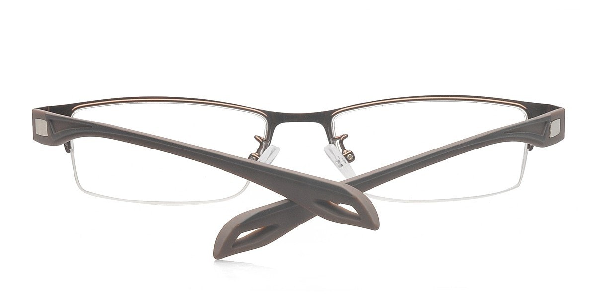 Cheney Rectangle Brown Glasses for Men | Eyebuydirect Canada
