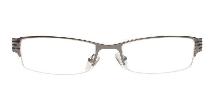 Theodore Rectangle Gunmetal Glasses for Men | Eyebuydirect