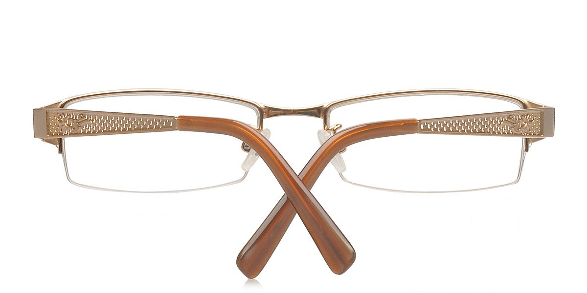 6308 Rectangle Golden Glasses for Men | Eyebuydirect