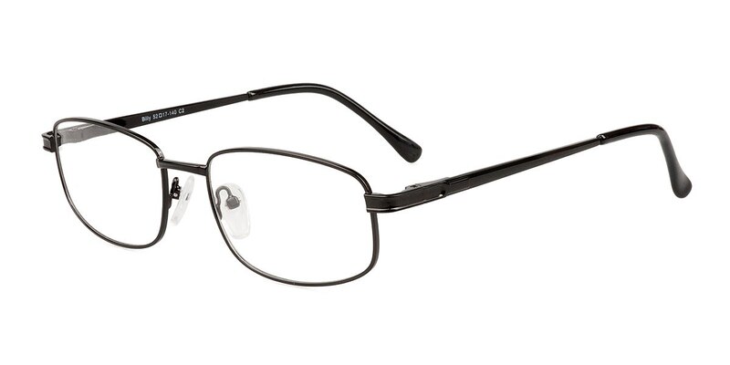 Billy Rectangle Black Full Rim Eyeglasses | Eyebuydirect