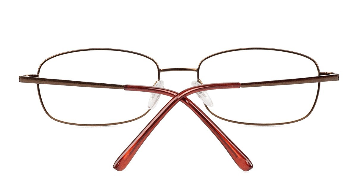 Reggie Rectangle Bronze Full Rim Eyeglasses | Eyebuydirect Canada