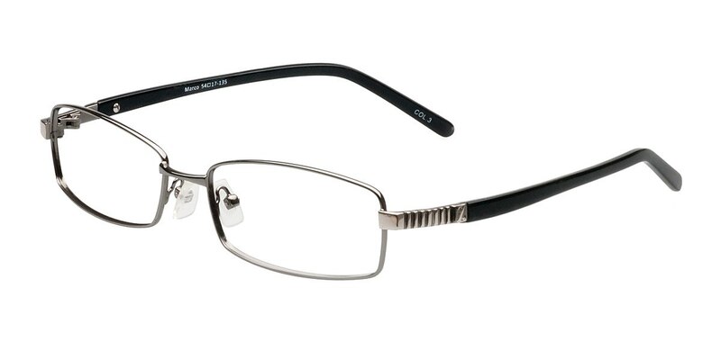 Marco Rectangle Gunmetal Full Rim Eyeglasses | Eyebuydirect