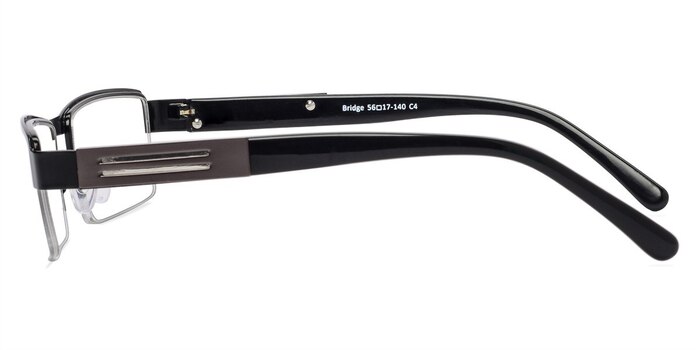 Bridge Rectangle Black Glasses for Men | Eyebuydirect Canada