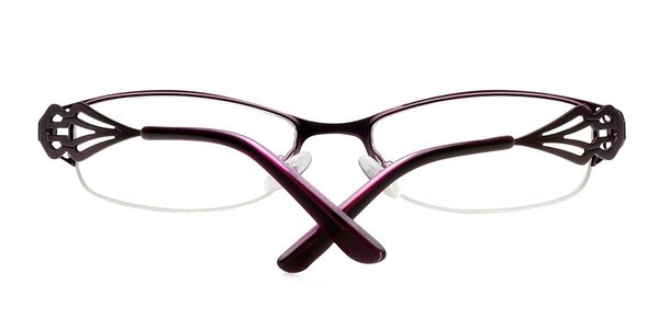Laura Rectangle Purple Glasses for Women | Eyebuydirect Canada