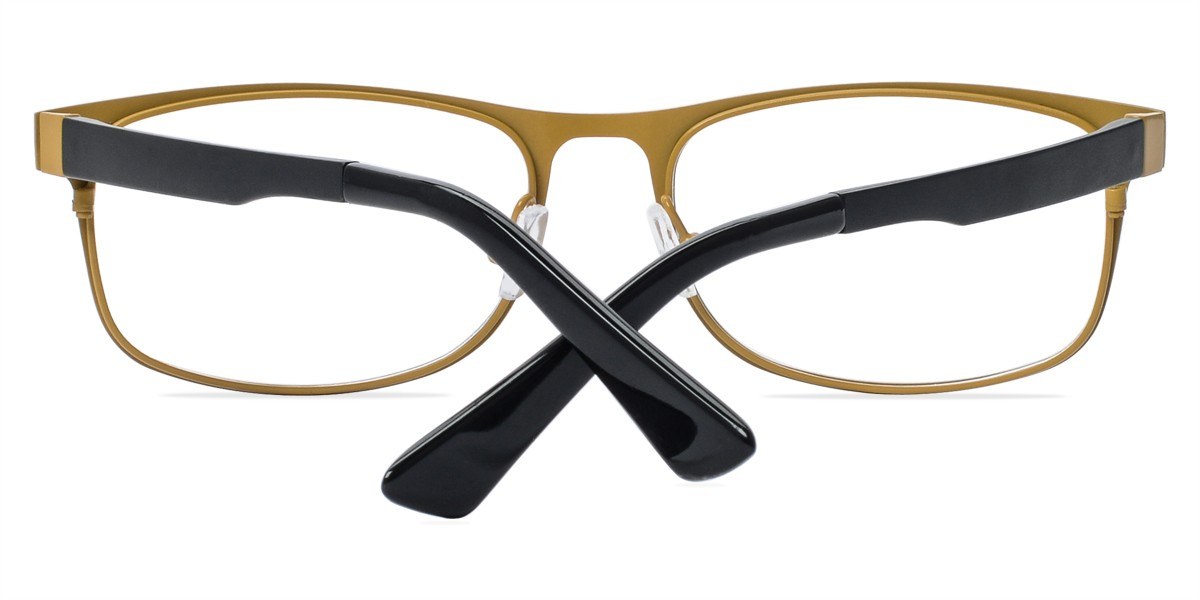 Assembly Rectangle Yellow Full Rim Eyeglasses | Eyebuydirect Canada